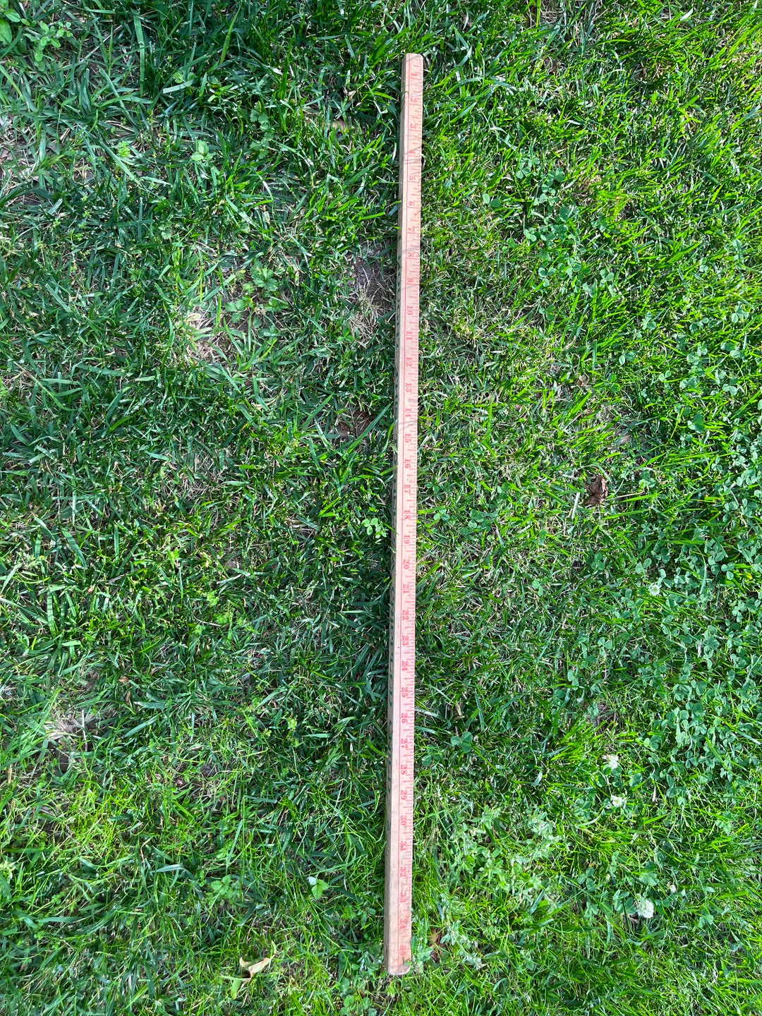 Rare Vintage Wooden Measuring Stick. With Temple Raleigh NC ...