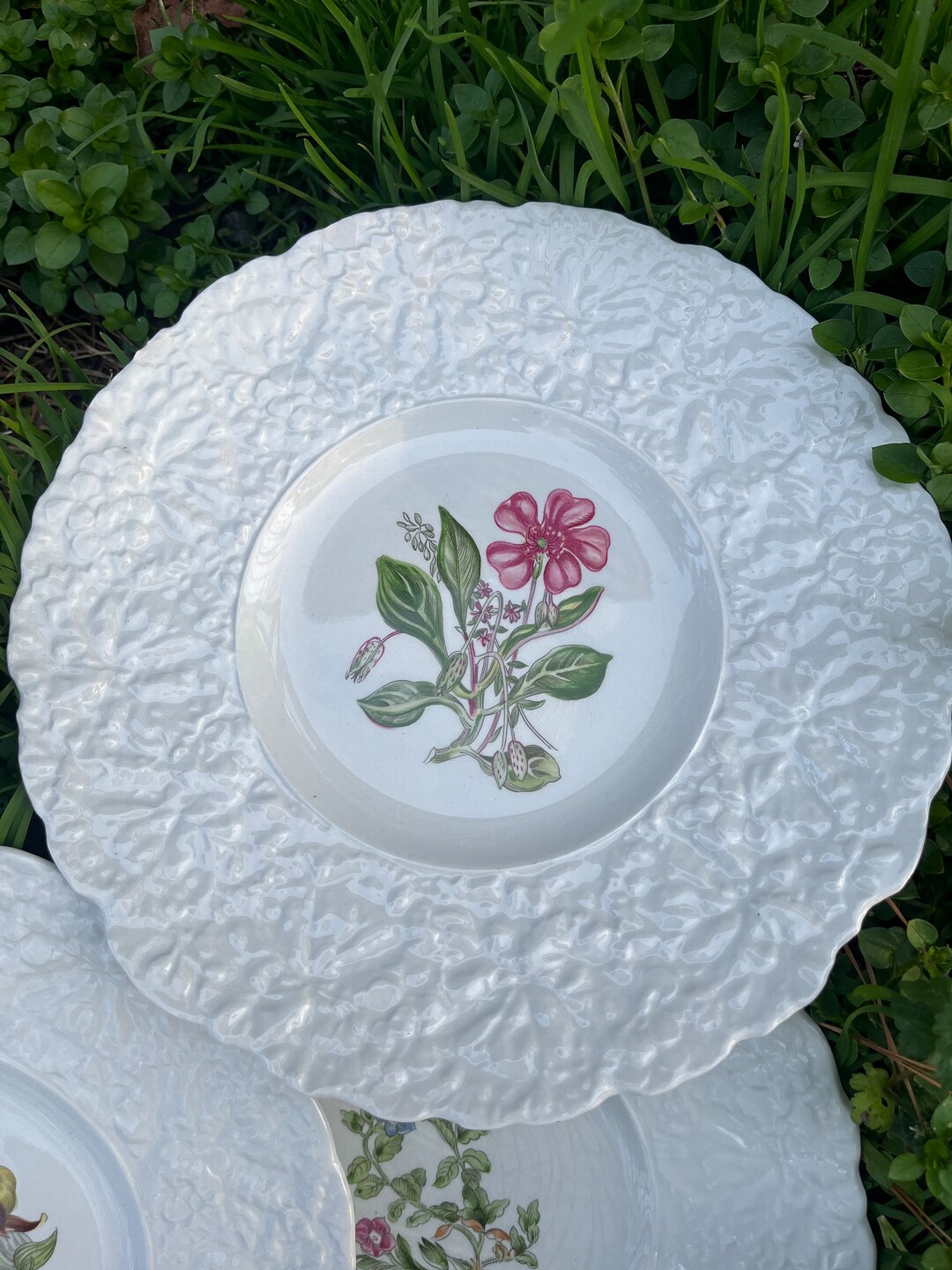 Set of 3 Vintage Royal Cauldon "woodstock" Plates - Etsy