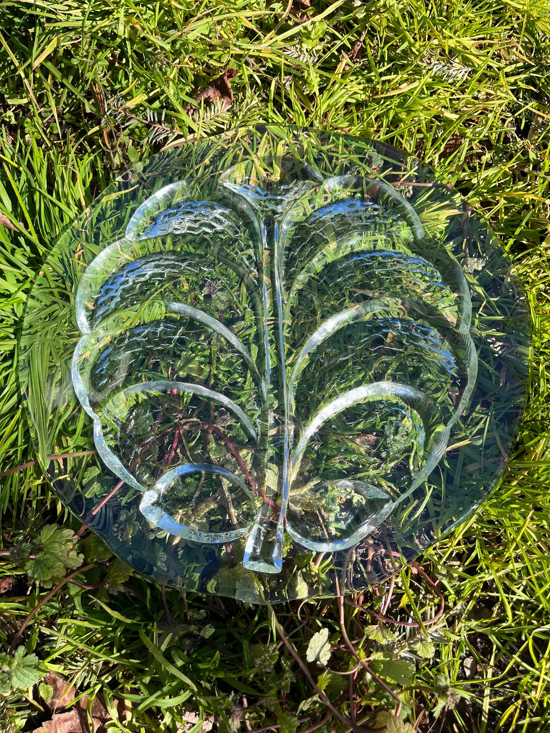 Vintage Orrefors Eden Glass Platter. - Etsy