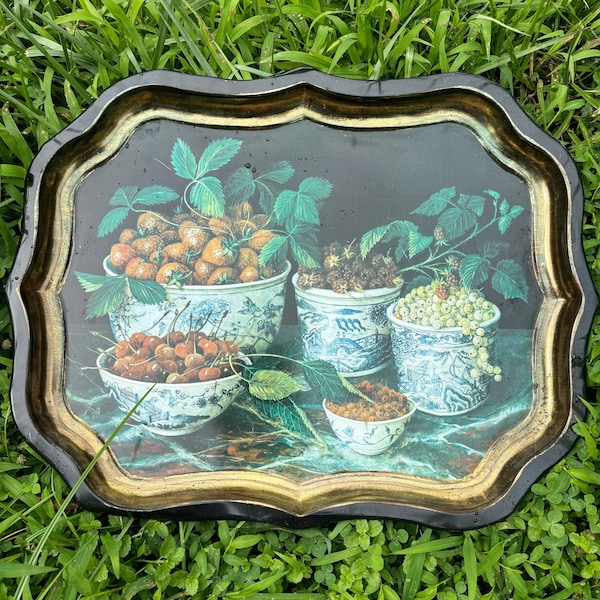 Keller Charles Metal Tray - Etsy