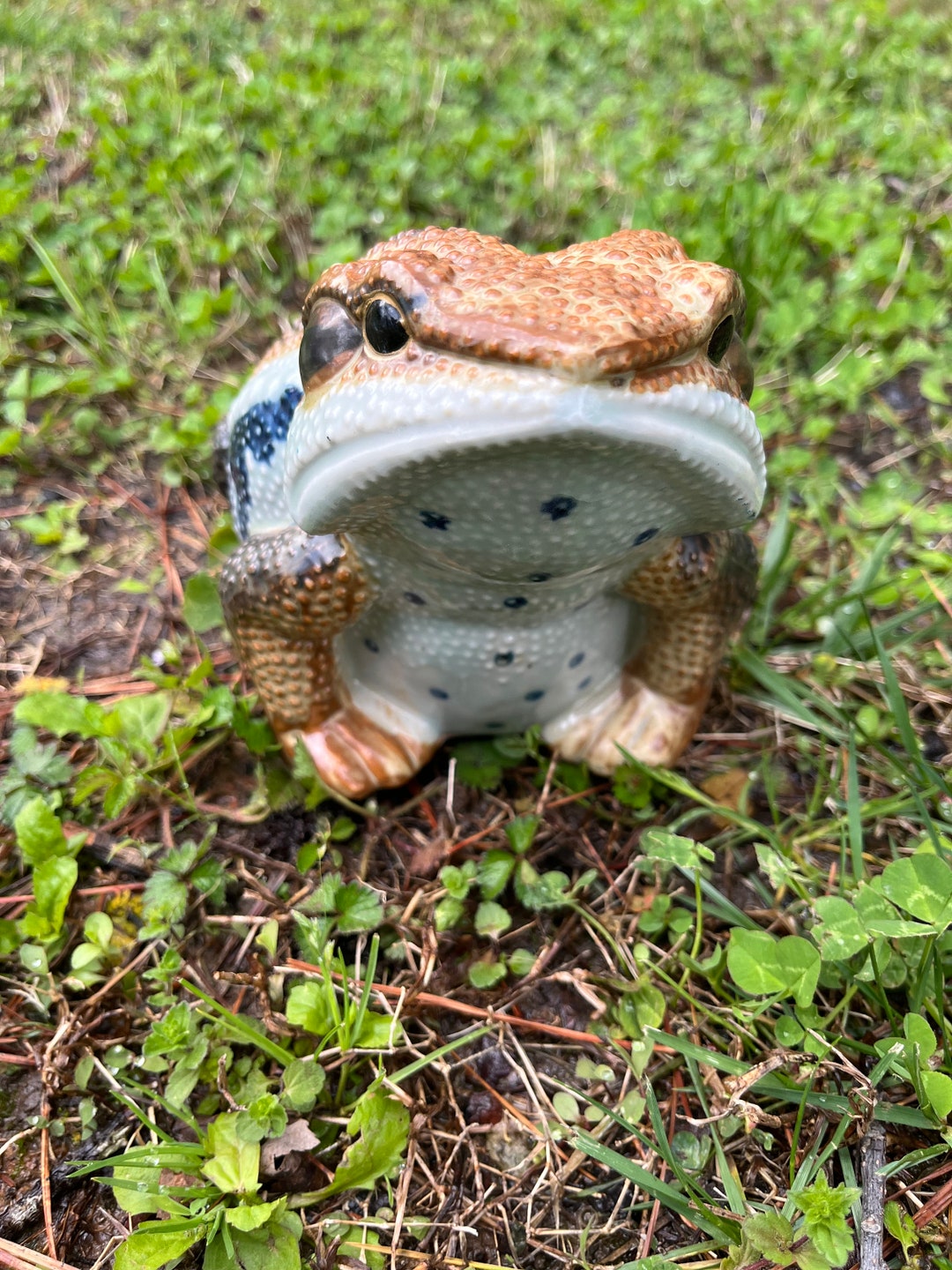Antique Large Japanese Ceramic Hand Painted Toad, Hirado Style. - Etsy