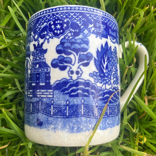 Vintage Blue Willow - Etsy