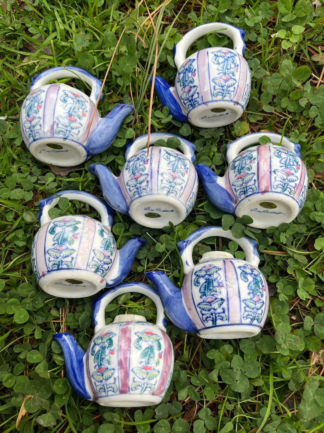 Ben Rickert Miniature Tea Pot. Lot of 7. Unique Set. - Etsy