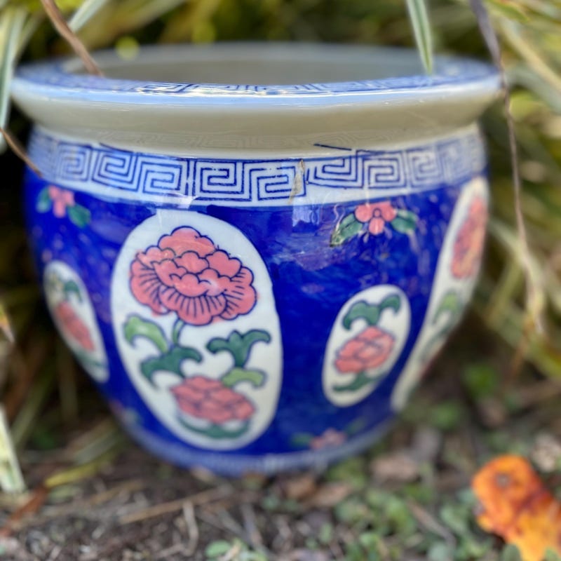 Chinese Pot Planter - Etsy