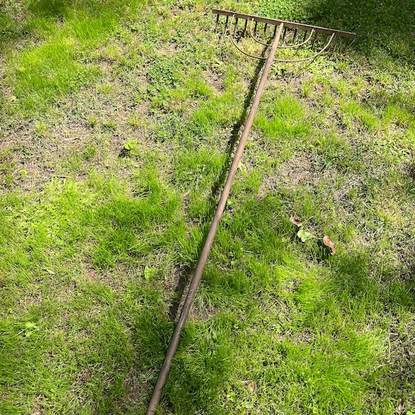 Antique Wooden Rake - Etsy