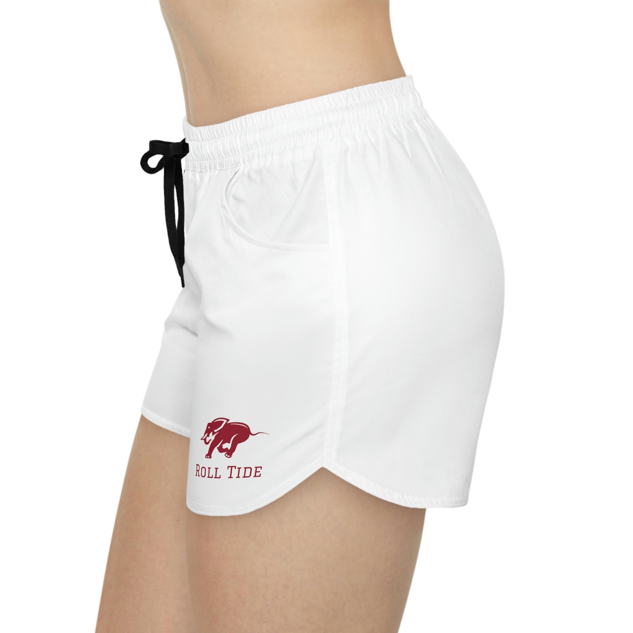 Alabama Roll Tide White Tuscawinner Logo Women's Casual Shorts AOP - Etsy