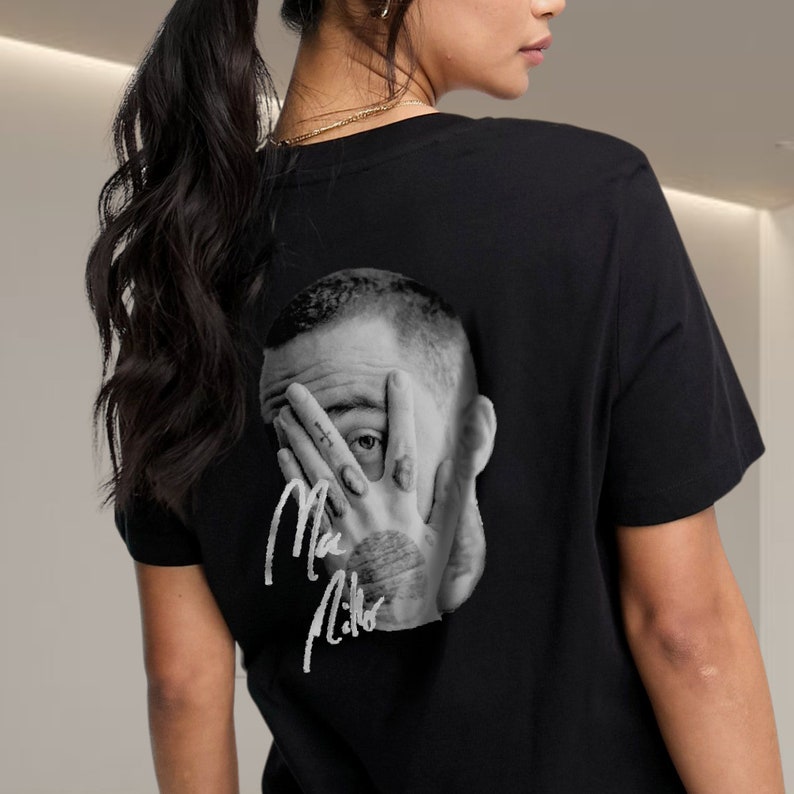 Mac Miller Shirt With Signature Original 2024 Limited Edition Women ...