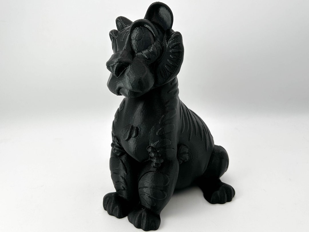 3D Printed Tiger Bank, Fun Art Project, Unique Cat Piggy Bank for Money ...