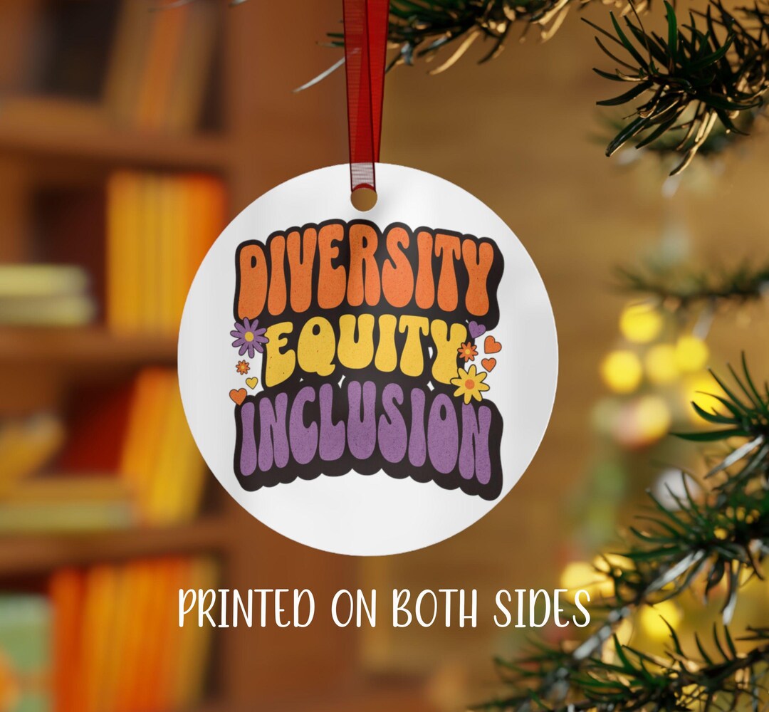 Diversity Equity Inclusion Ornament, Neurodiversity Ornament, Special ...