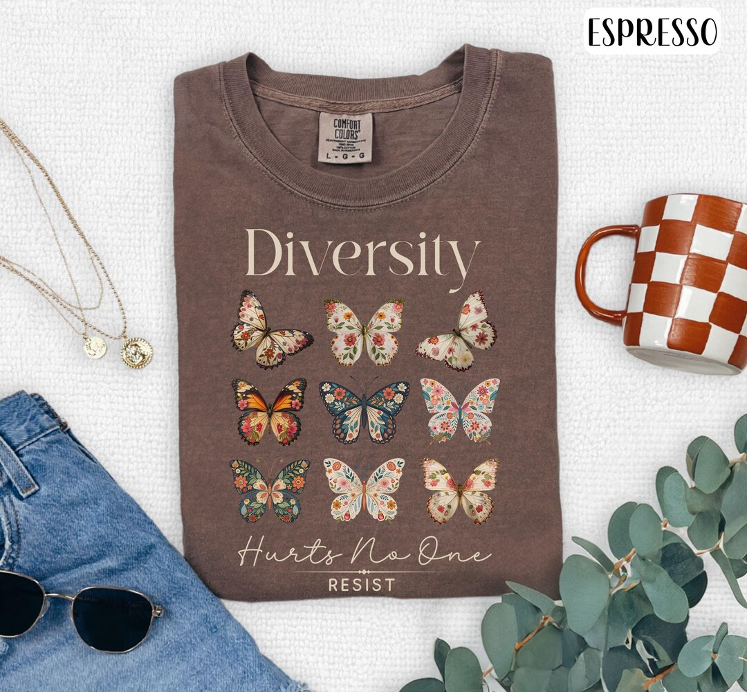 Diversity Hurts No One, Resist Shirt, DEI Shirt, Anti Trump Tshirt ...