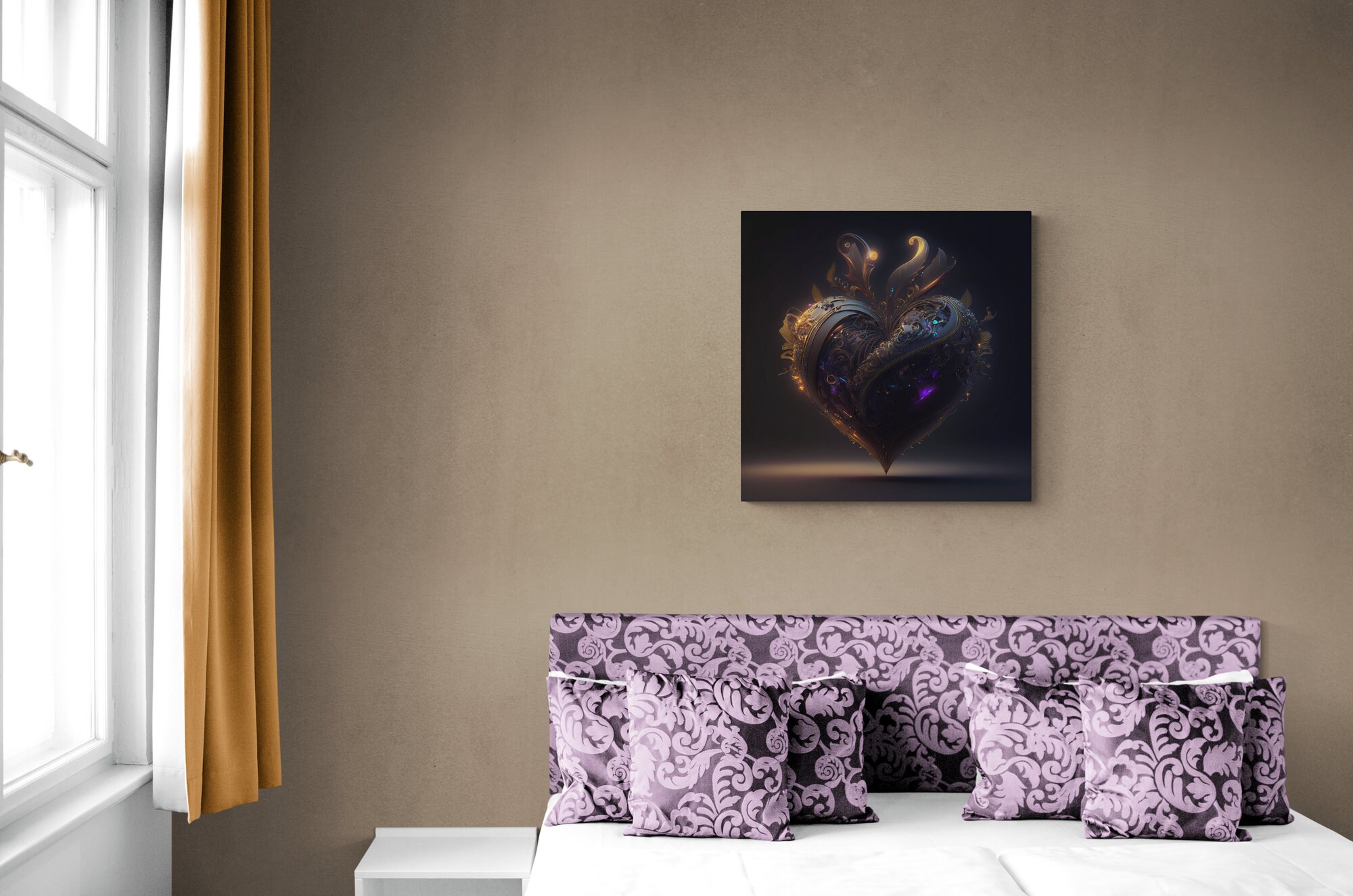 Enchanted Heart | Rolled Poster | Semi-glossy | Premium Matte | AI Wall ...
