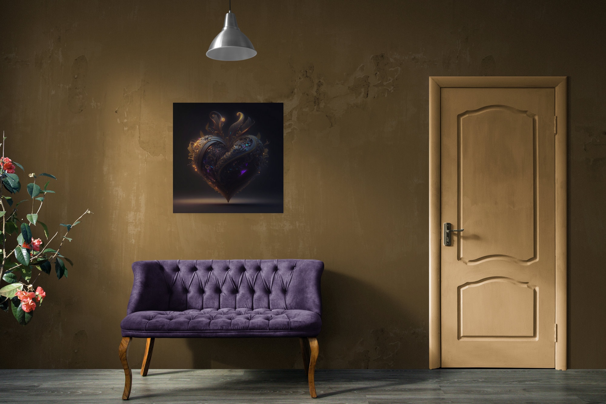 Enchanted Heart | Rolled Poster | Semi-glossy | Premium Matte | AI Wall ...