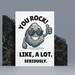 You Rock Greeting Card, Smiling Rock With Sunglasses, Digital Download ...