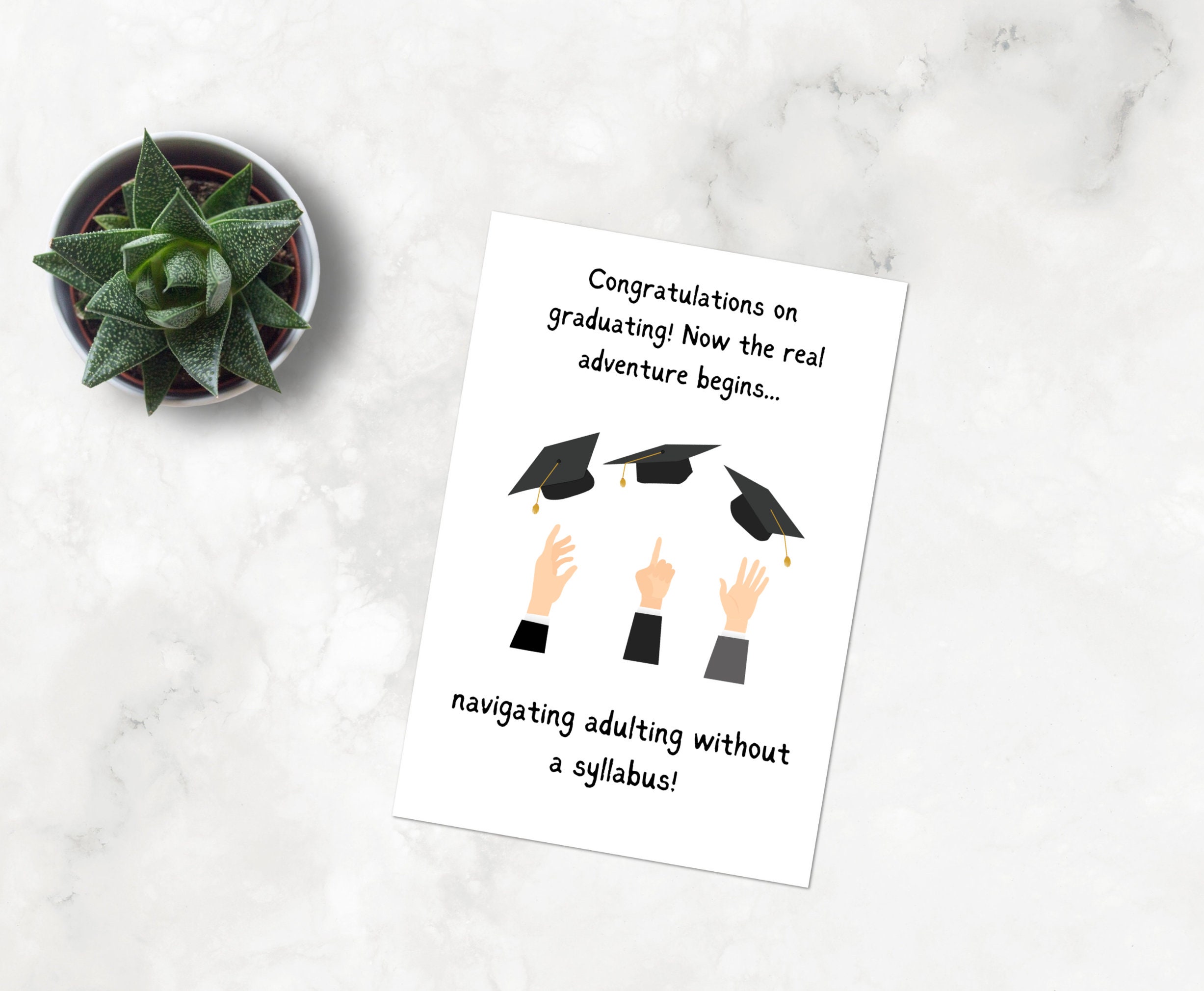 Graduation Congratulations Card Funny Grad Greeting Printable Instant ...