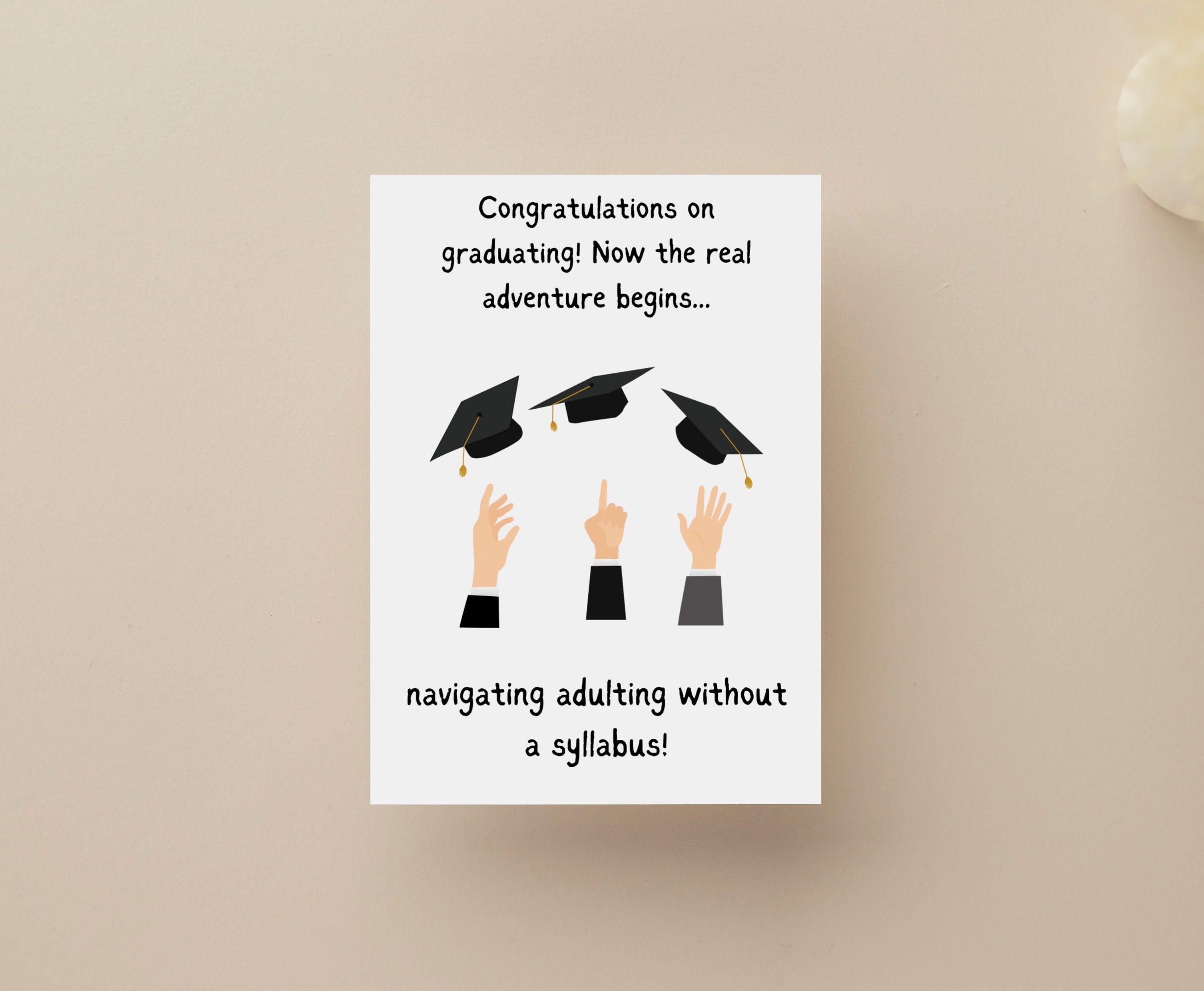 Graduation Congratulations Card Funny Grad Greeting Printable Instant ...