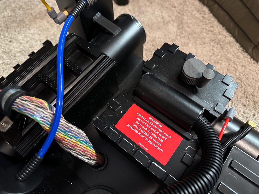 Spirit Life Size Proton Pack (2023) Booster/ion Tube Spengler Weld ...