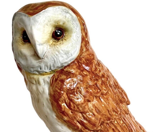 Vintage Beswick "barn Owl" Porcelain Figurine - Etsy