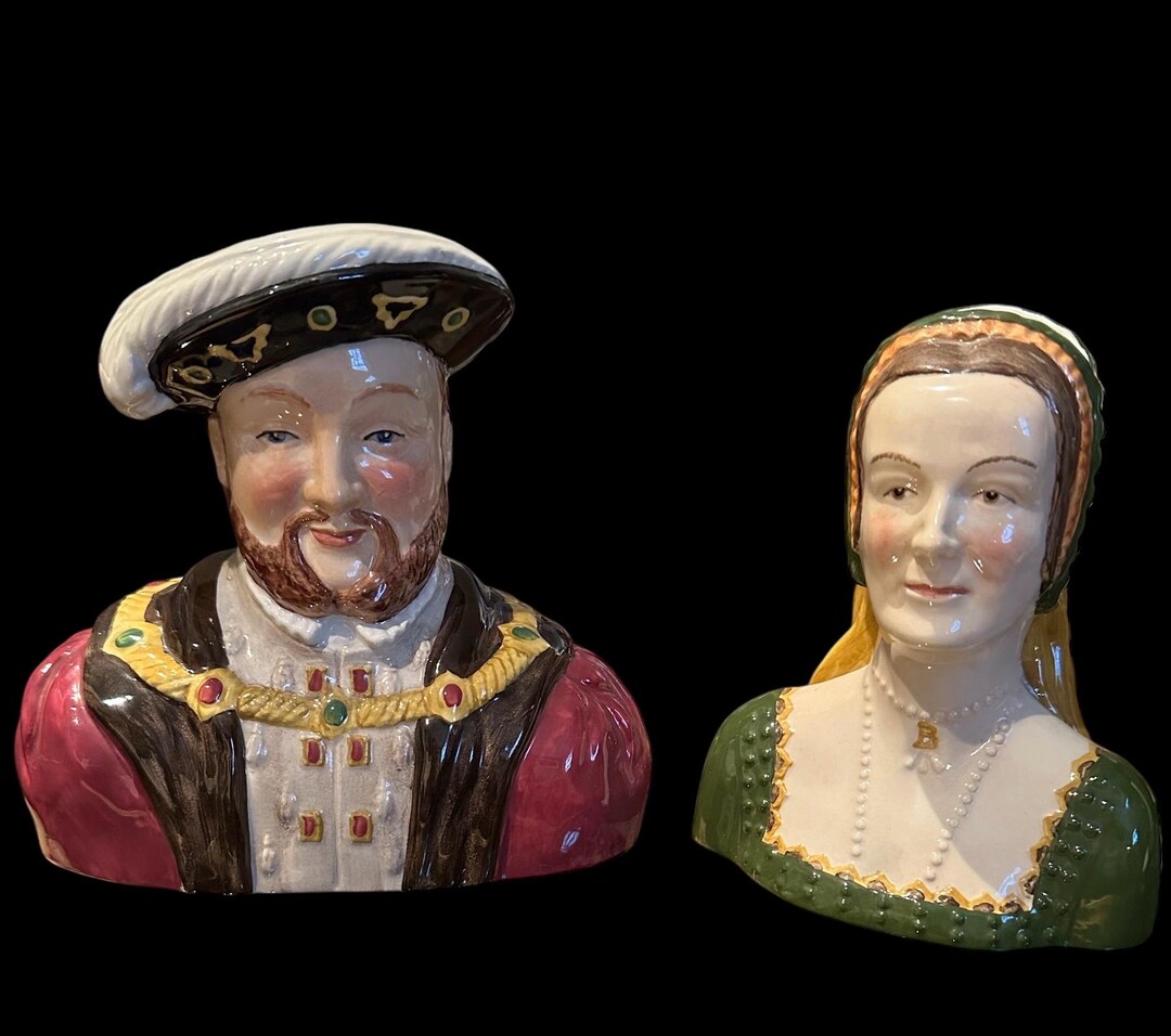 King Henry VIII & Anne Boleyn Portrait Mugs by Pride of Britain - Etsy