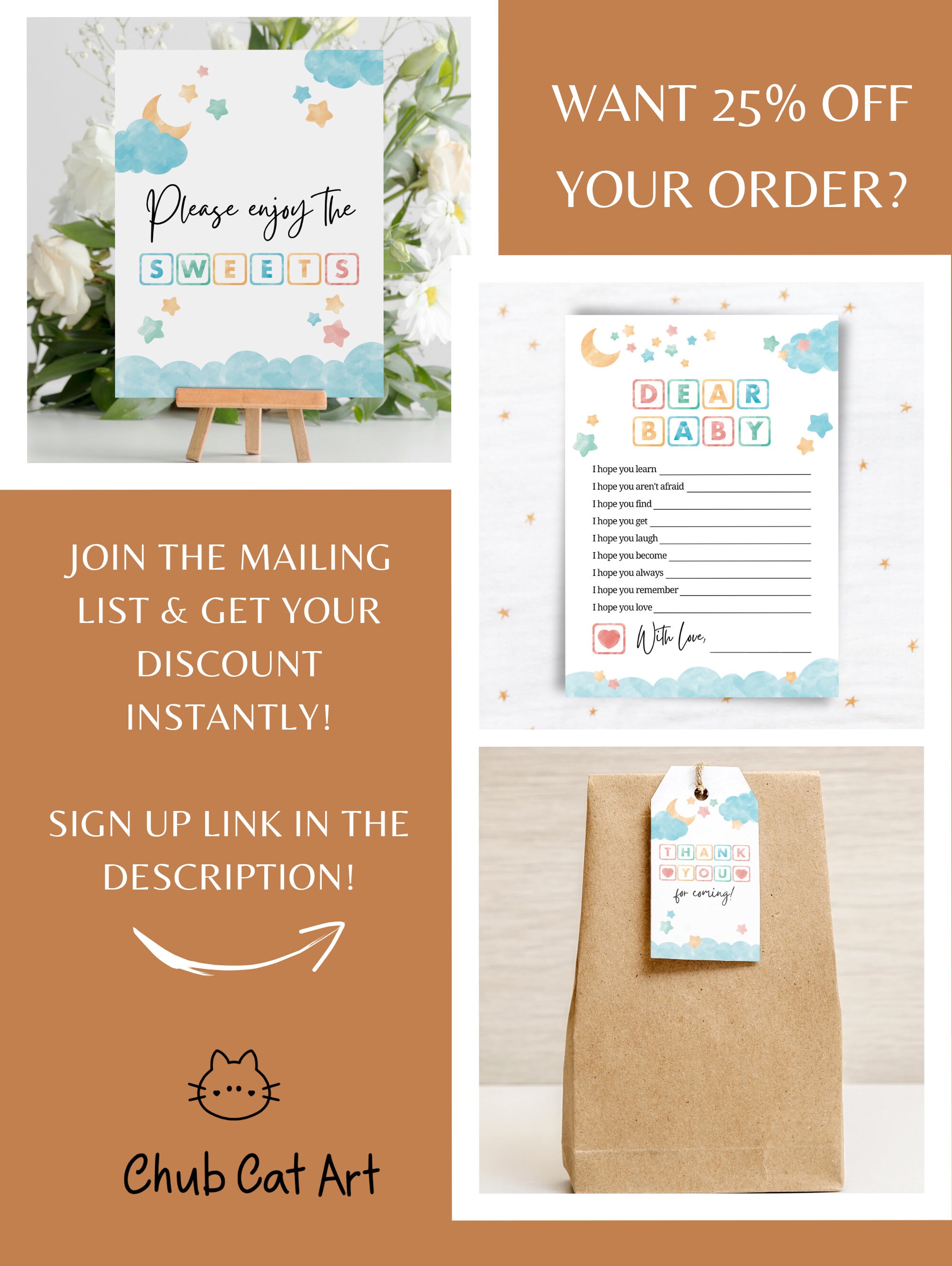 Guess the Nursery Rhyme Game, Printable Baby Shower Game, Moon and Star ...