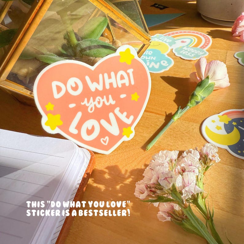 Positive Vibes Sticker Bundle, Inspirational Stickers, Motivational ...