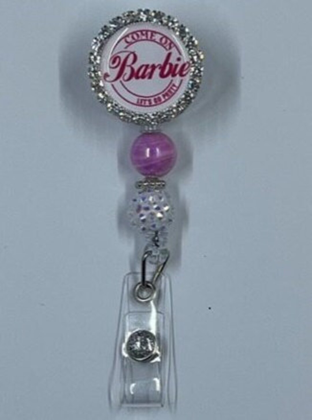Barbie Lets Party Badge Holder - Etsy