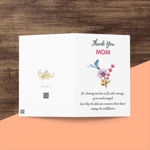 Dragonfly Mother’s Day Card, Dragonfly Greeting Card, Blank Inside ...