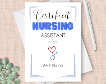 MSW Graduation Card, 2024 Personalized Congratulations Card for Master ...