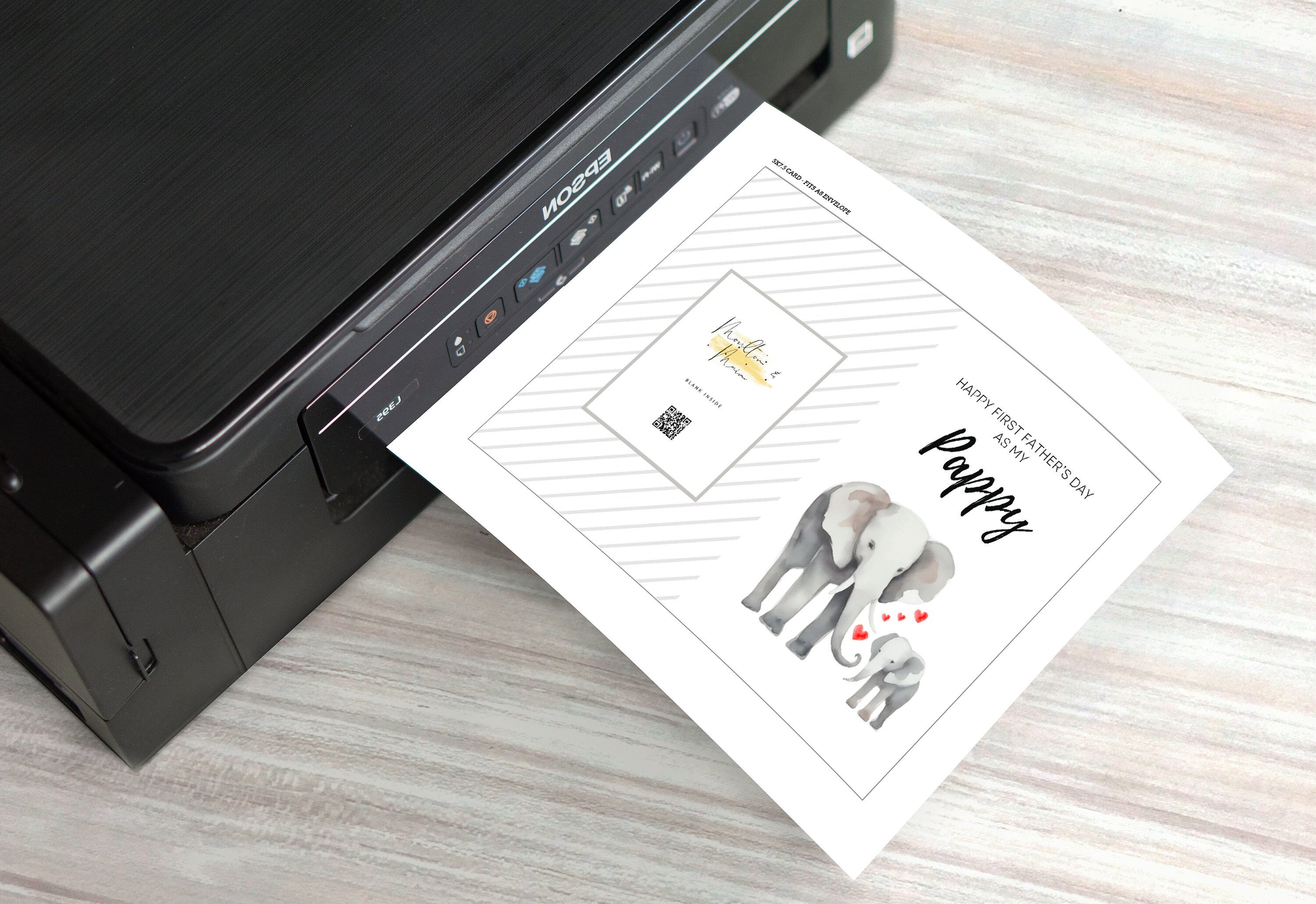 Printable Pappy First Fathers Day Card Instant Download, Print at Home ...