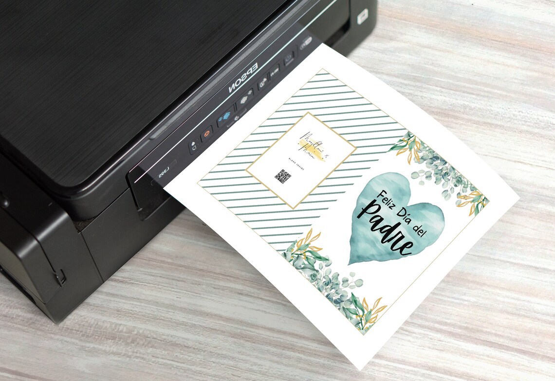Printable Fathers Day Card in Spanish Instant Download - Etsy