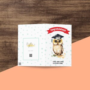 Printable Owl Graduation Card, Funny Owl Graduation, Instant Download ...