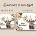 Printable Elk Birthday Card, Instant Download, Print at Home Card ...