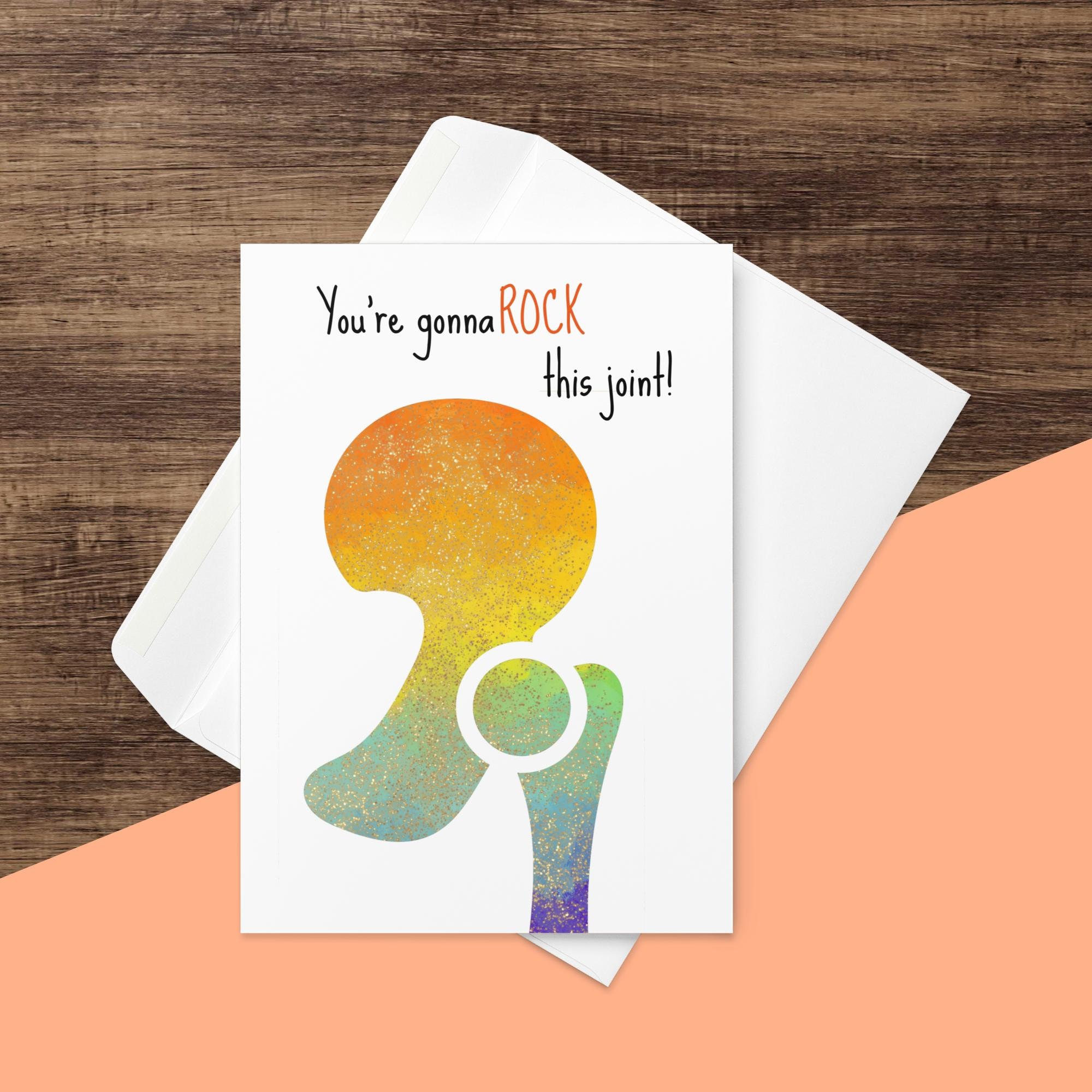 Hip Surgery Card, Funny Hip Replacement Get Well Soon Card, You're ...