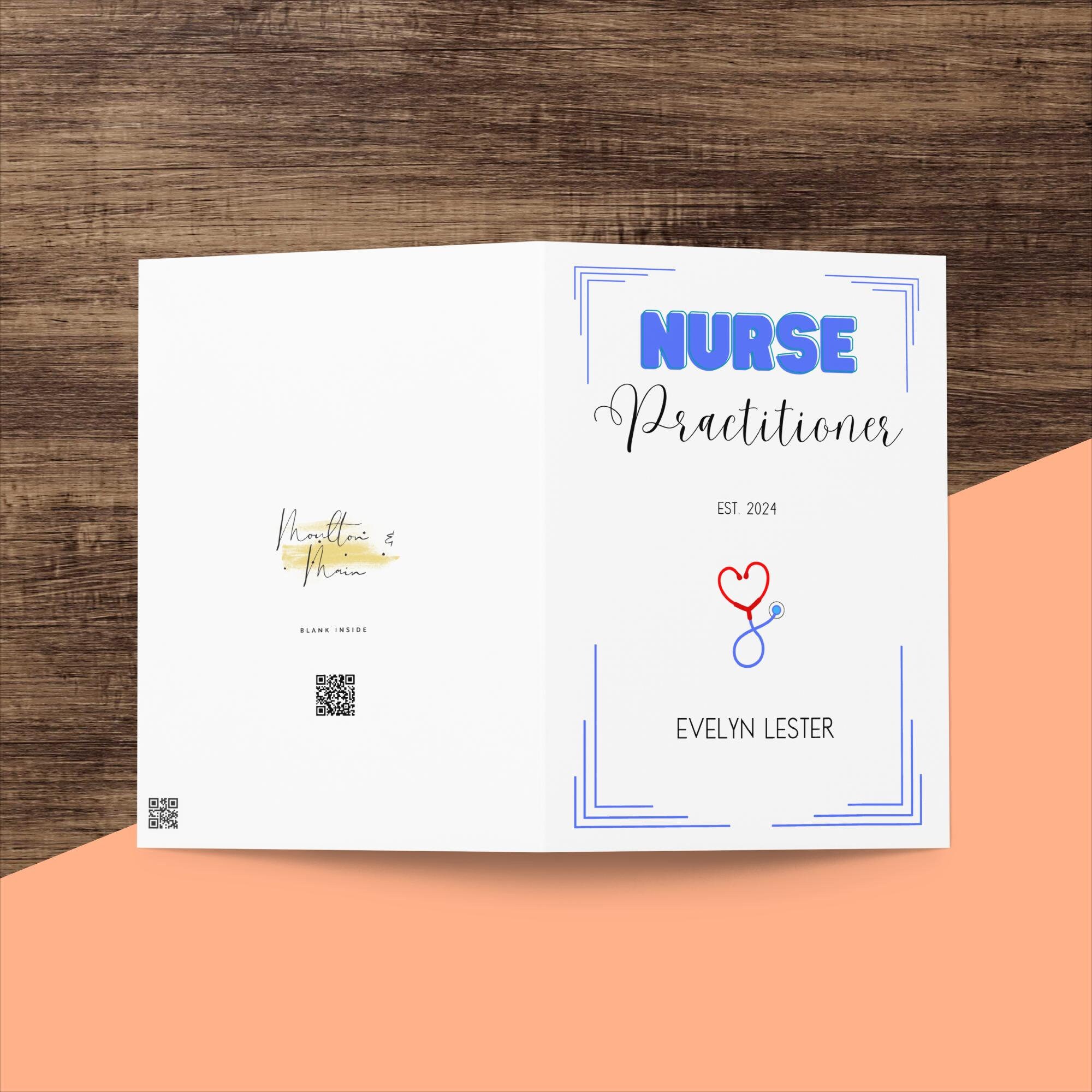 NP Graduation Card, 2024 Personalized Congratulations Card for Nurse ...