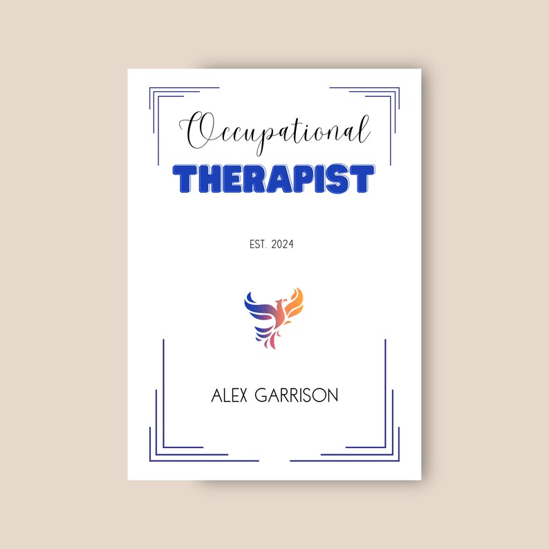 Occupational Therapist Graduation Card, 2024 Personalized ...