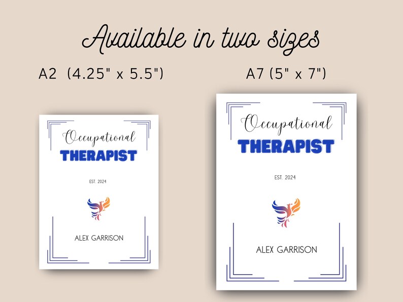 Occupational Therapist Graduation Card, 2024 Personalized ...