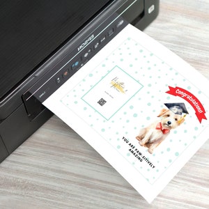 Printable Dog Graduation Card, Funny Graduation, Instant Download ...
