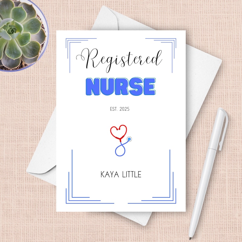 Nurse Graduation Card - Etsy
