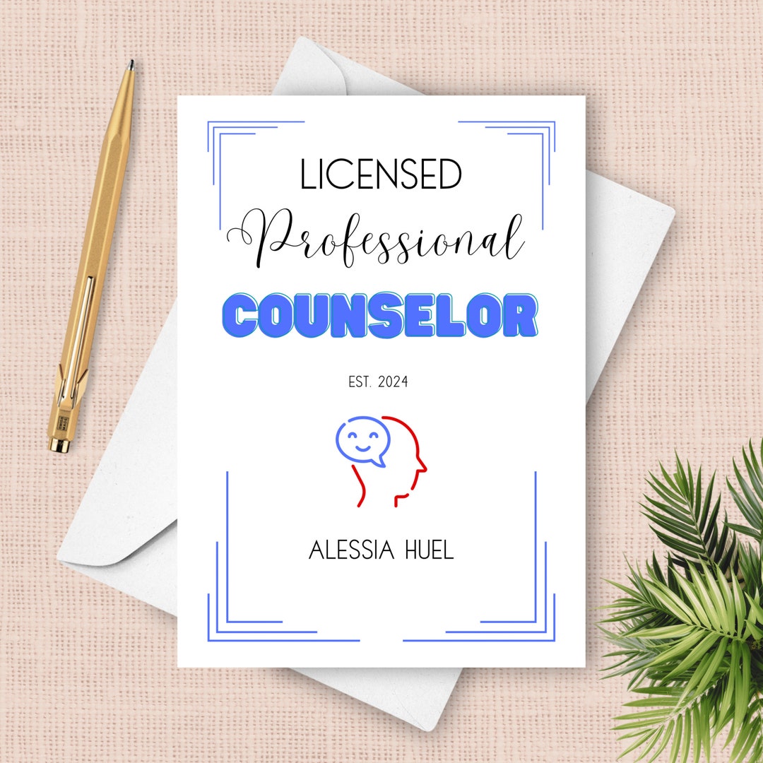 LPC Graduation Card, 2024 Personalized Congratulations Card for ...