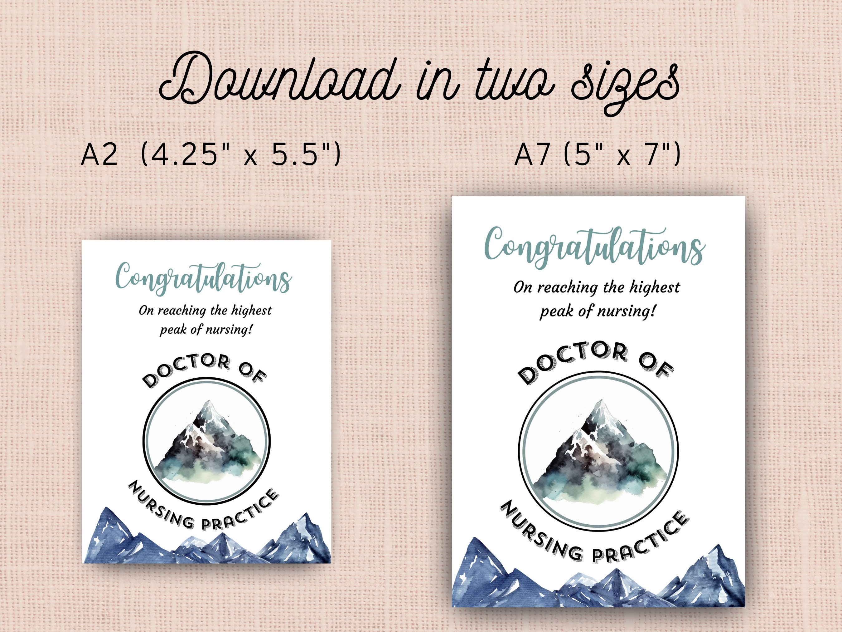 Printable DNP Graduation Card, Instant Download, Print at Home Card ...