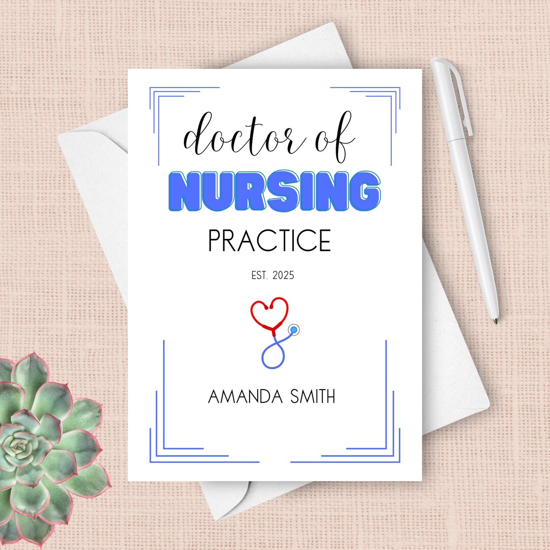DNP Graduation Card, 2025 Personalized Congratulations Card for Doctor ...