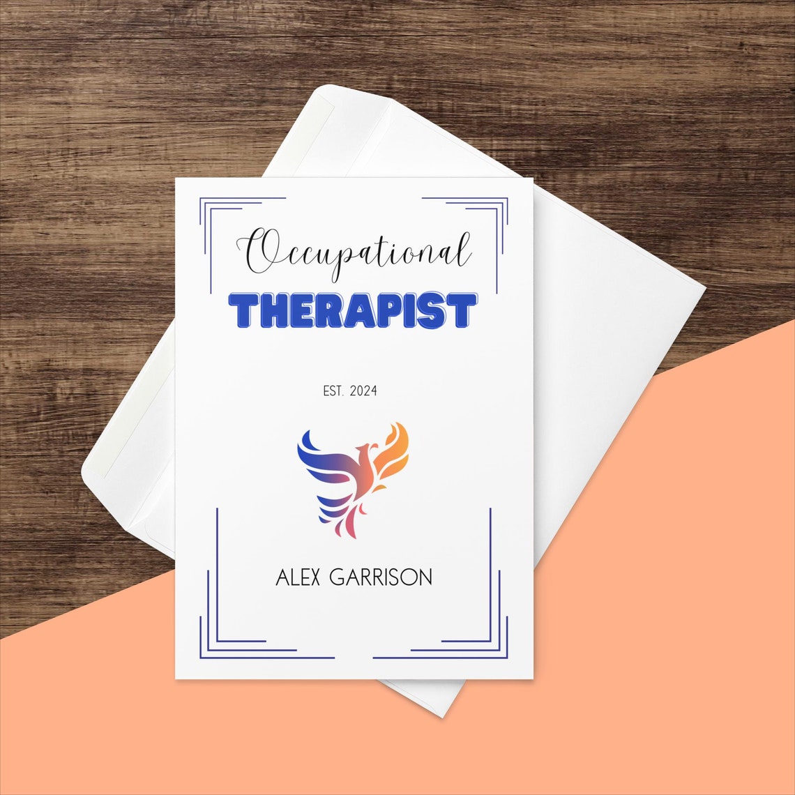Occupational Therapist Graduation Card, 2025 Personalized ...