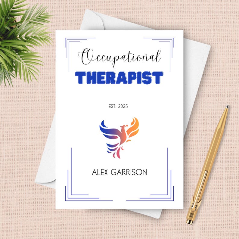 Occupational Therapist Graduation Card, 2026 Personalized ...