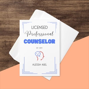 LPC Graduation Card, 2024 Personalized Congratulations Card for ...