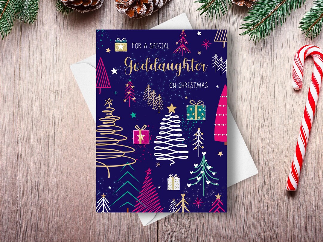 Goddaughter Christmas Card, to a Special Goddaughter on Christmas ...
