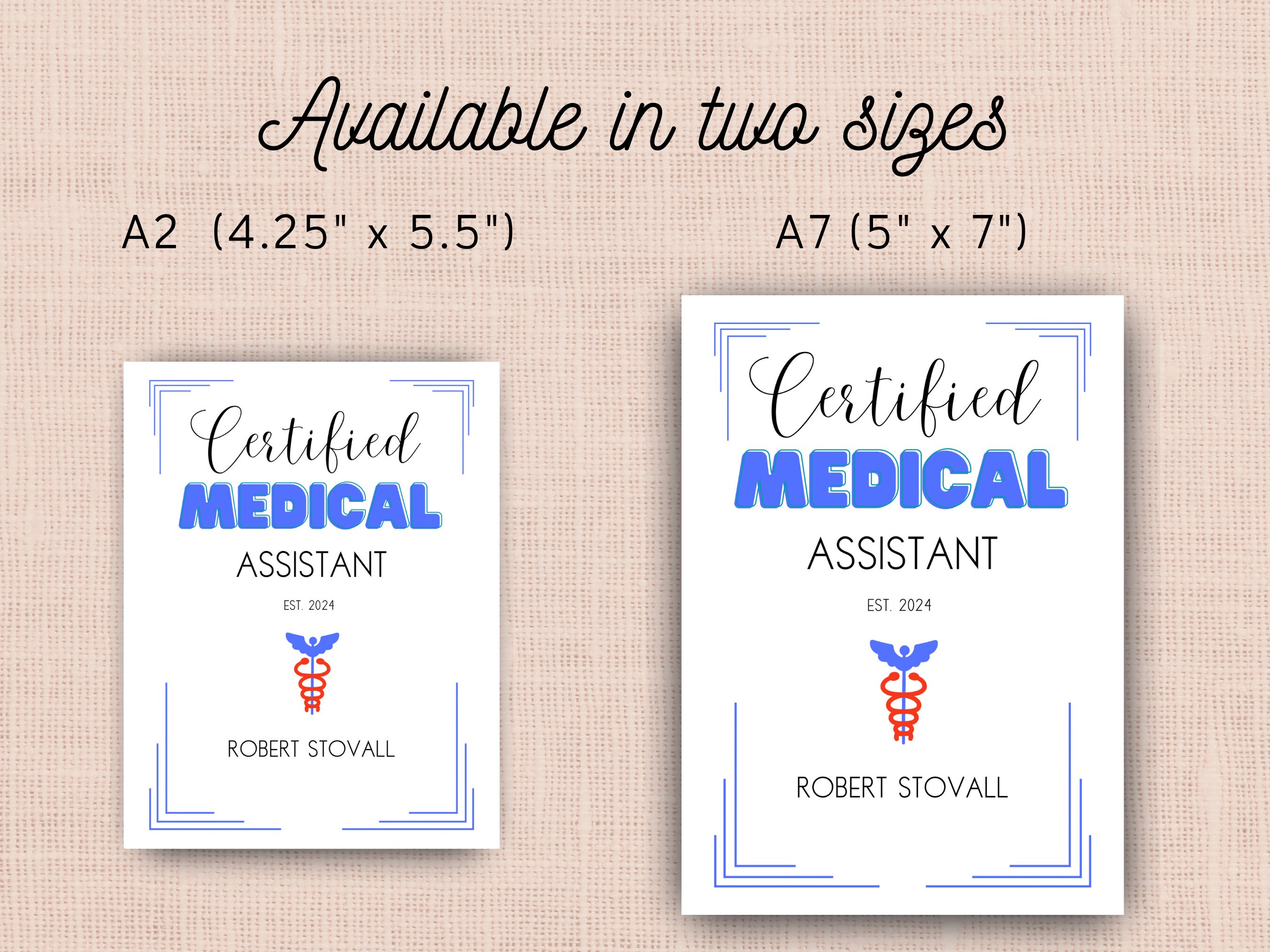 CMA Graduation Card, 2024 Personalized Congratulations Card for ...