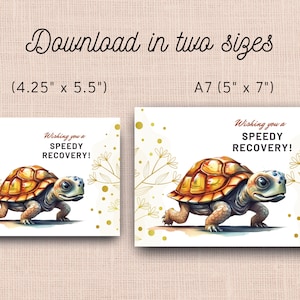 Printable Surgery Recovery Card, Instant Digital Download Print at Home ...