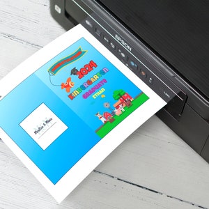 Printable Kindergarten Graduation Card, Print at Home Editable Template ...