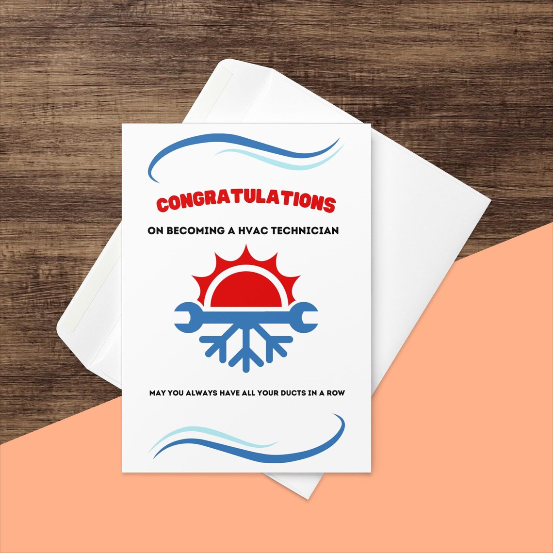 Hvac Technician Graduation Card, Congratulations on Becoming A Hvac ...