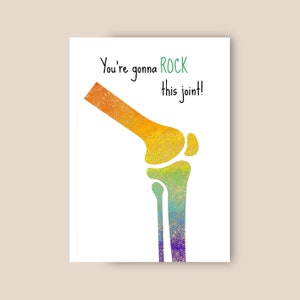 Knee Surgery Card Funny Knee Replacement Get Well Soon Card - Etsy