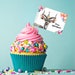 Printable Antelope Birthday Cupcake Topper, Instant Download Print at ...